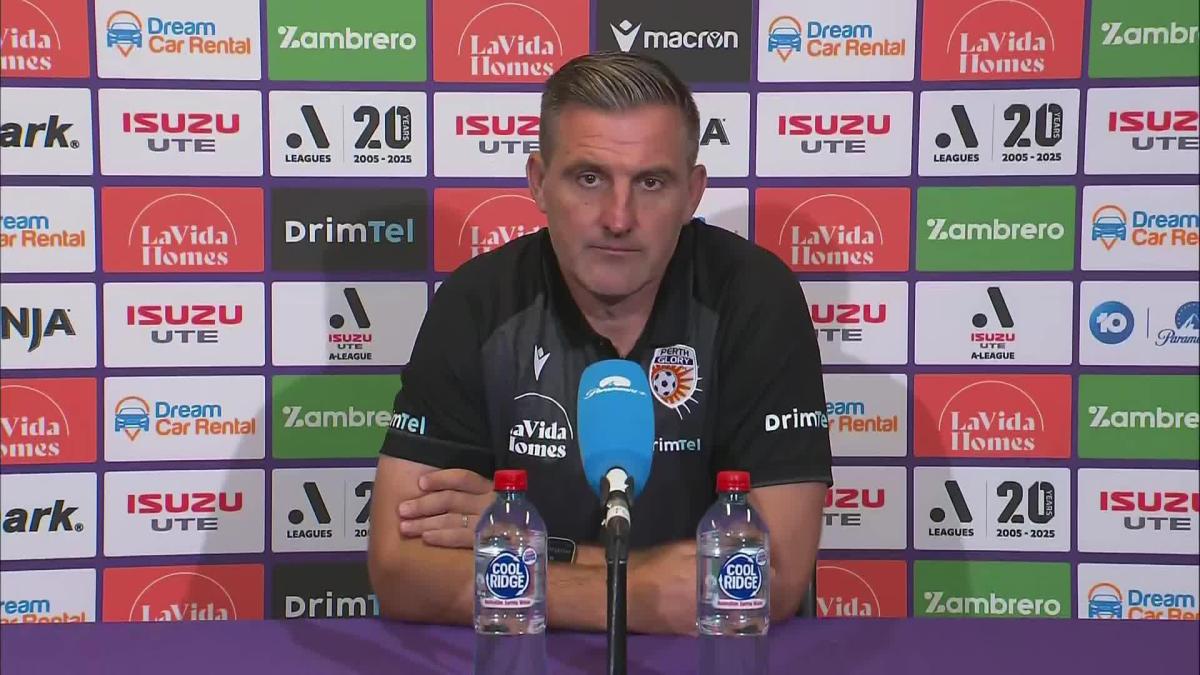 David Zdrilic | Press Conference | Perth Glory v Newcastle Jets | A ...
