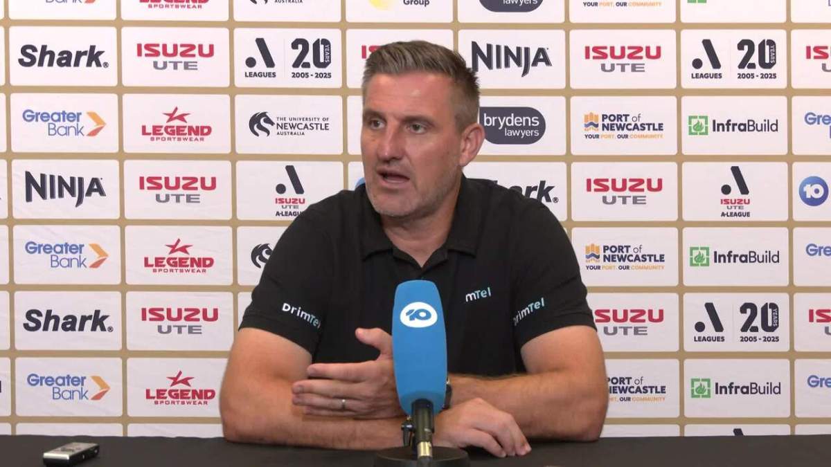 David Zdrilic | Press Conference | Newcastle Jets v Perth Glory | A ...