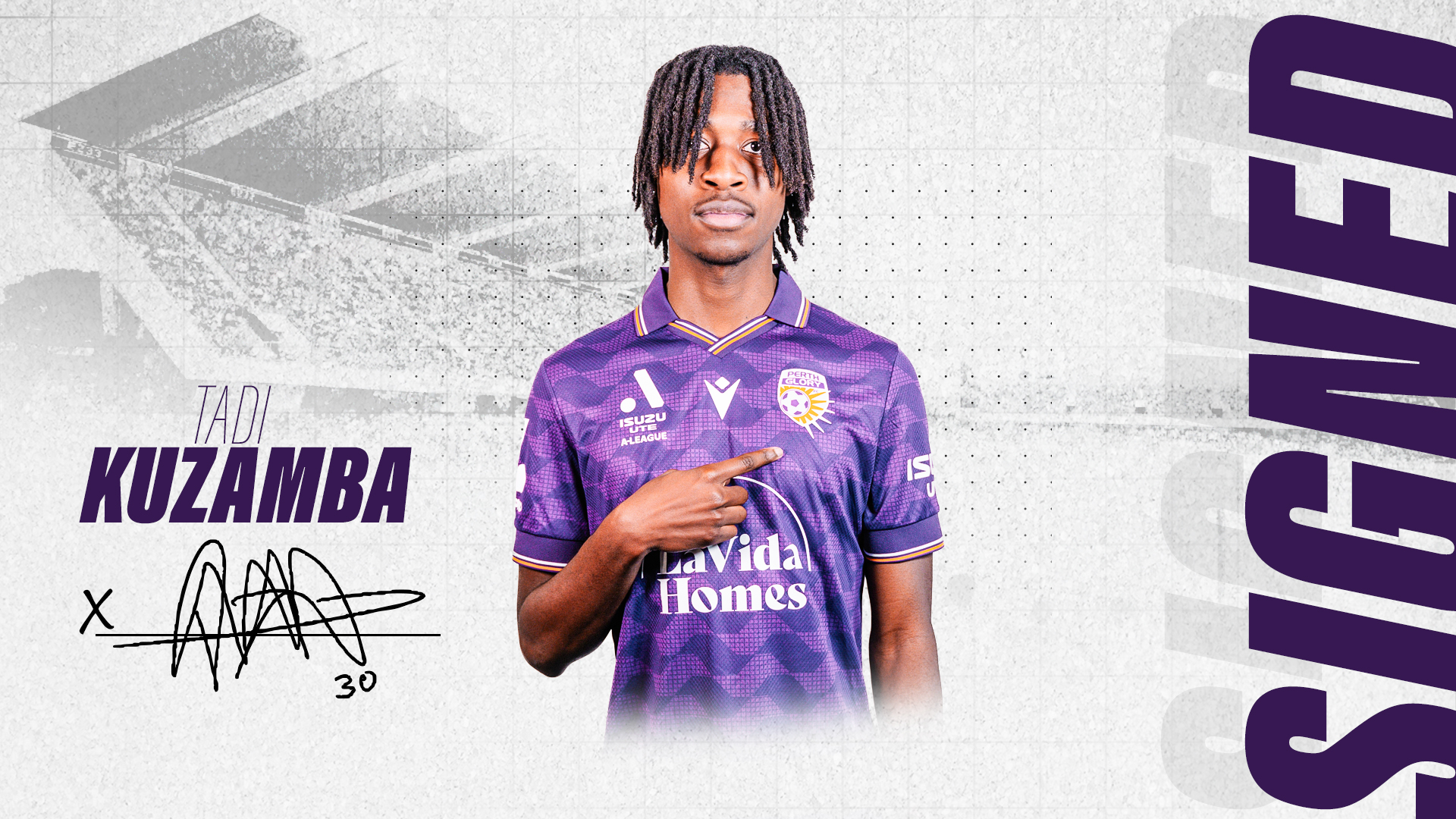 Defender Kuzamba signs two-year scholarship deal with Glory - Perth Glory