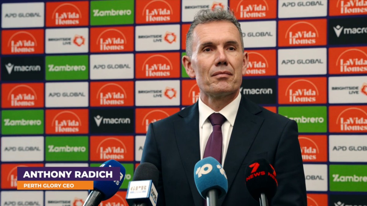 Glory CEO Anthony Radich discusses the departure of Head Coach David ...