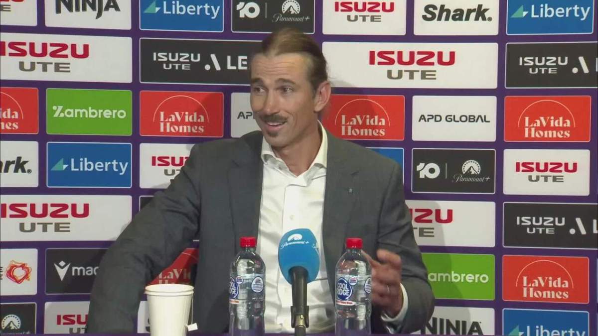 Adam Griffiths | Press Conference | Perth Glory v Western Sydney ...