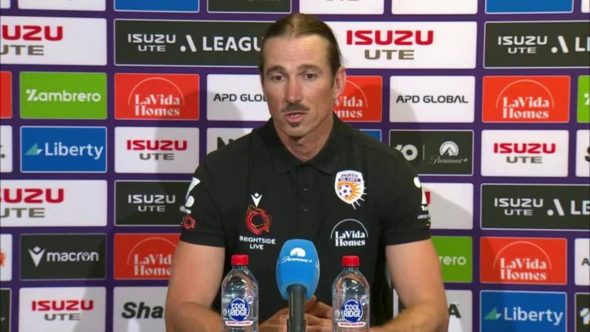 Adam Griffiths | Press Conference | Perth Glory v Adelaide United | A ...