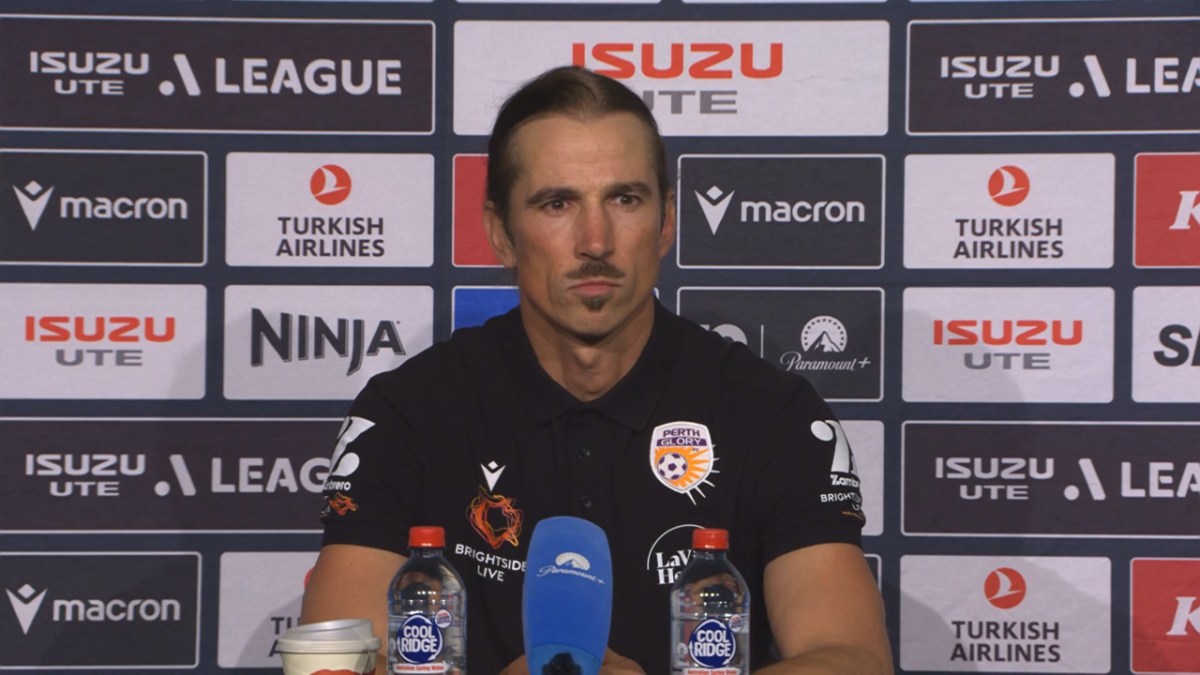 Adam Griffiths | Press Conference | Melbourne Victory v Perth Glory | A ...