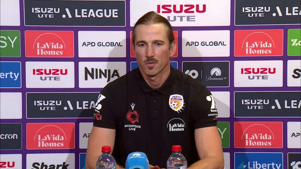 Adam Griffiths | Press Conference | Perth Glory v Brisbane Roar | A ...