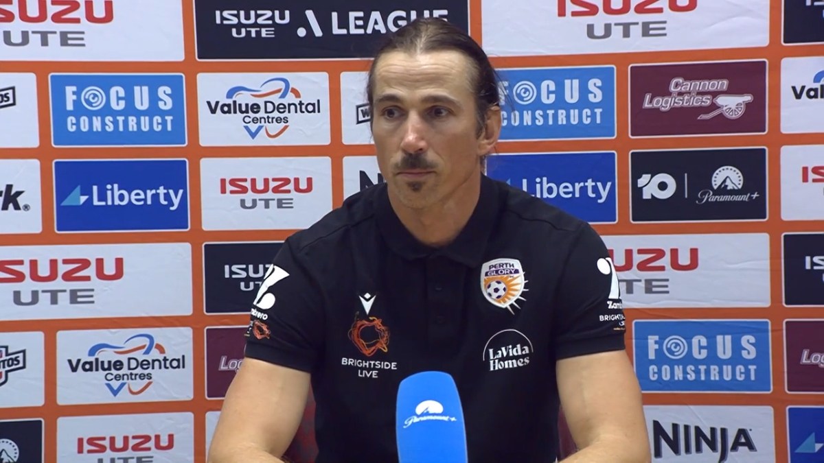 Adam Griffiths | Press Conference | Brisbane Roar v Perth Glory | A ...