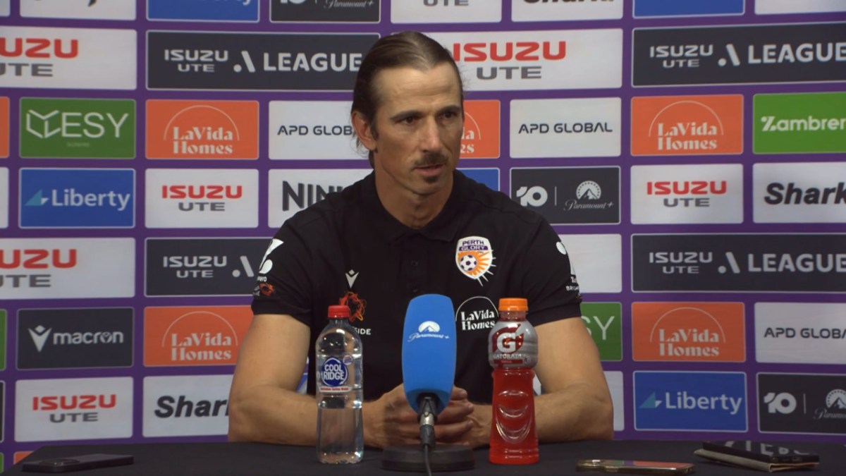 Adam Griffiths | Press Conference | Adelaide United v Perth Glory | A ...