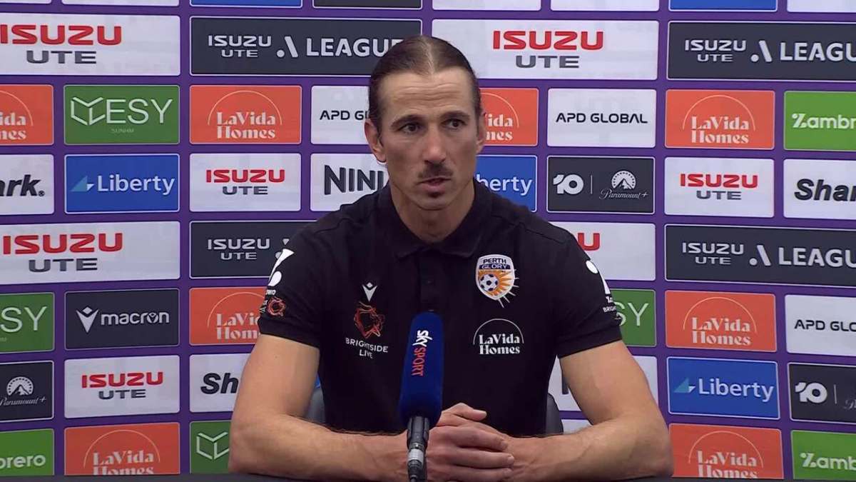 Adam Griffiths | Press Conference | Auckland FC v Perth Glory | A ...